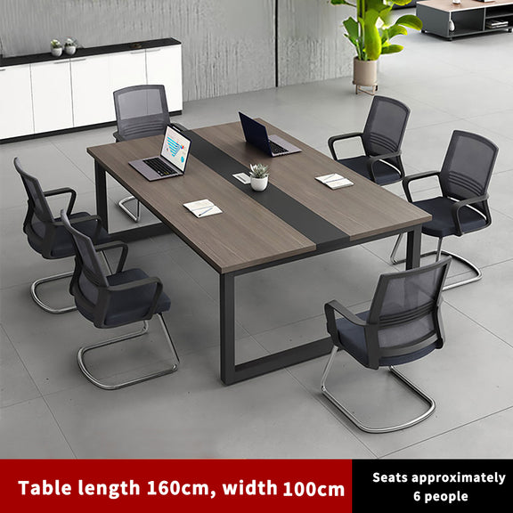 Modern Minimalist Conference Desk – Long Meeting Desk for Office & Rec ...
